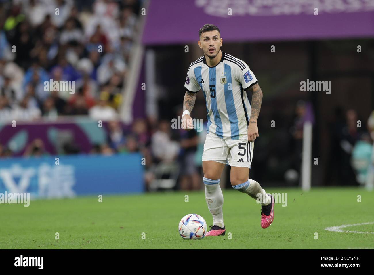 Lusail, Qatar. 10th Nov, 2022. Leonardo Paredes of Argentina in action ...