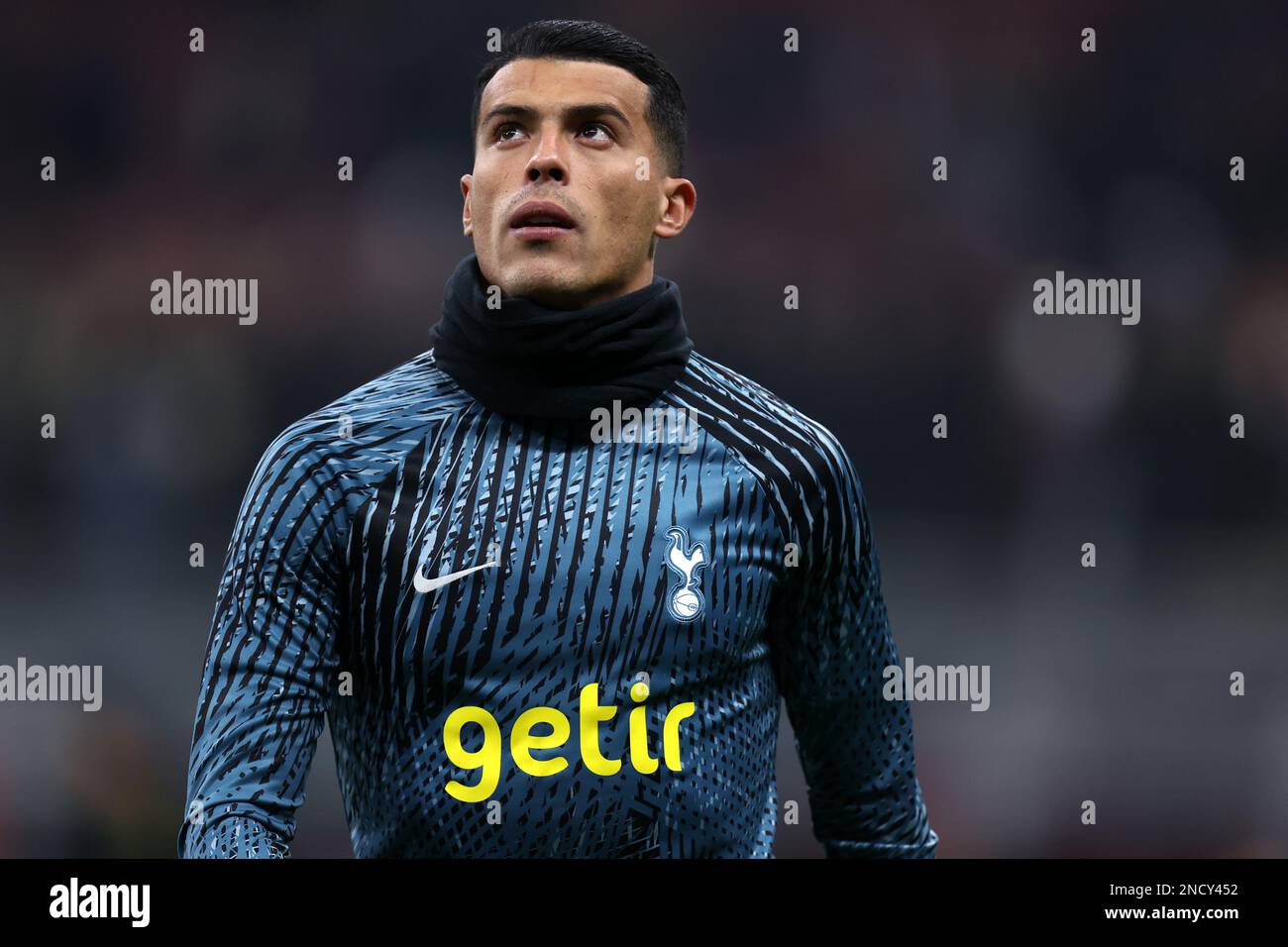 Pedro Porro of Tottenham Hotspur Fc during warm up before the Uefa ...