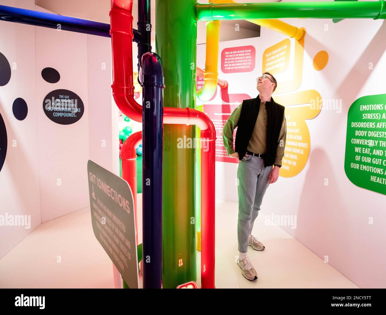 EDITORIAL USE ONLY Ash, from Staffordshire experiences the Gut ...