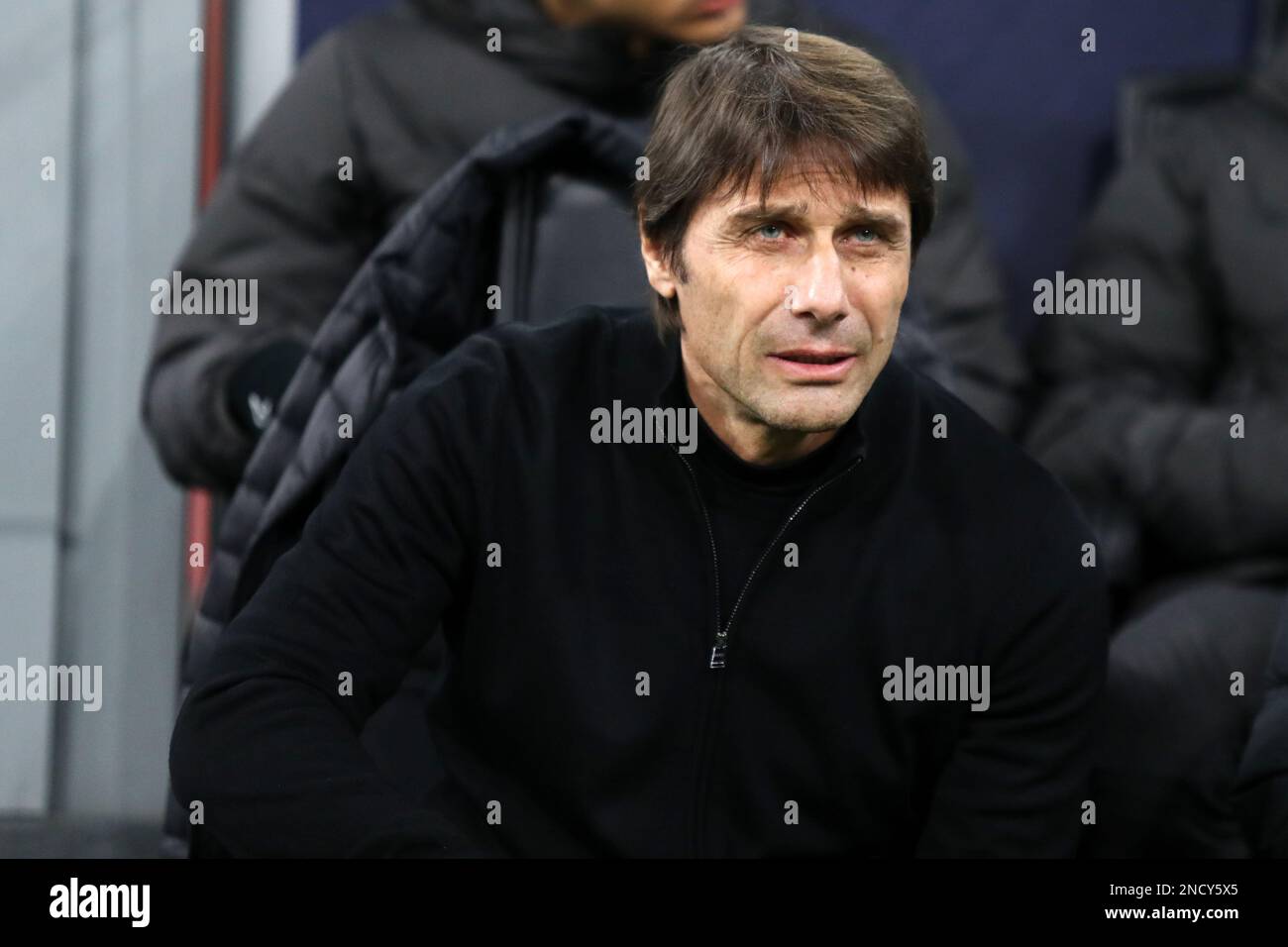 Antonio Conte, head coach of Tottenham Hotspur Fc, looks on during the ...
