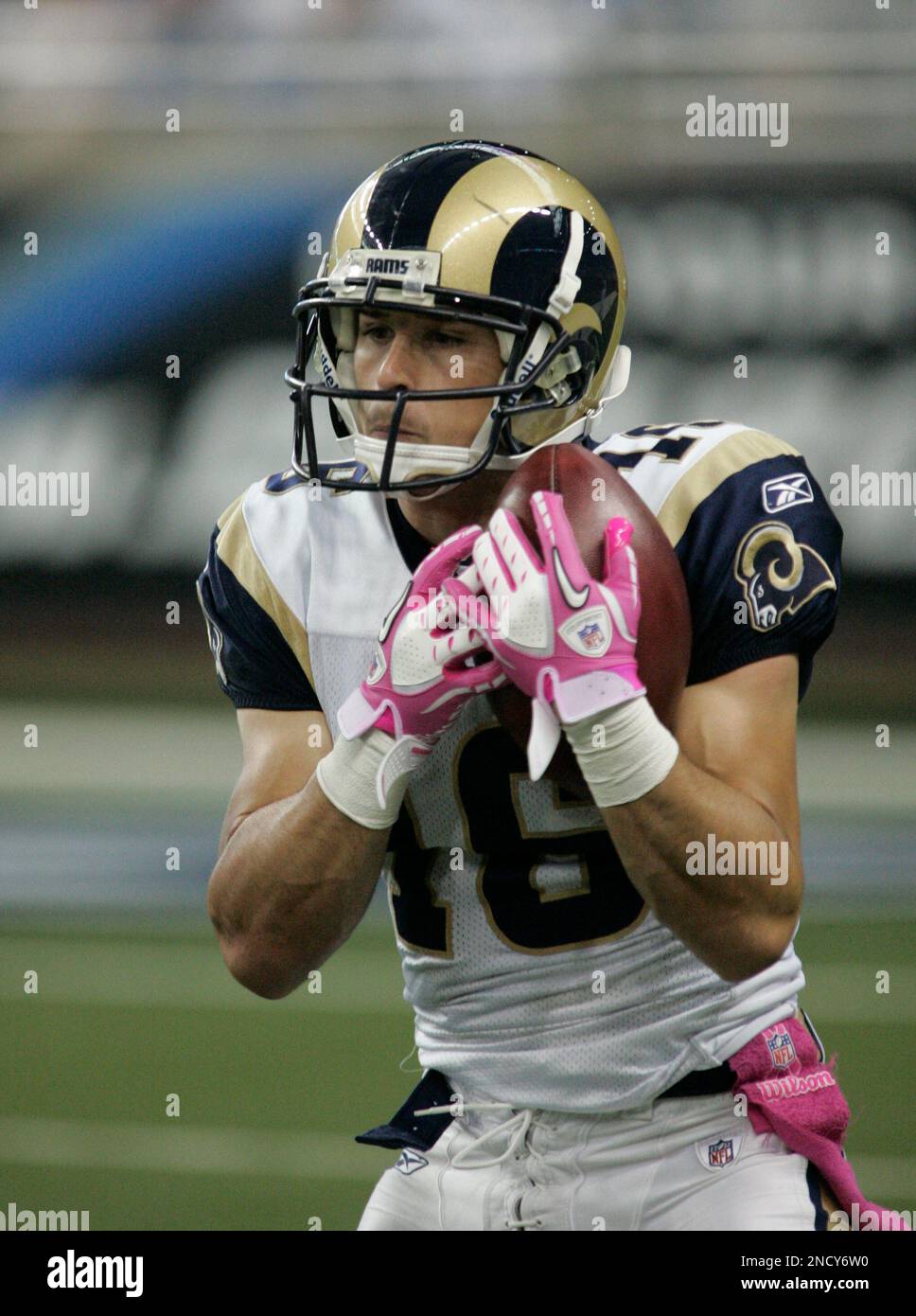 St. Louis Rams' Danny Amendola recieves a kickoff from the Detroit ...