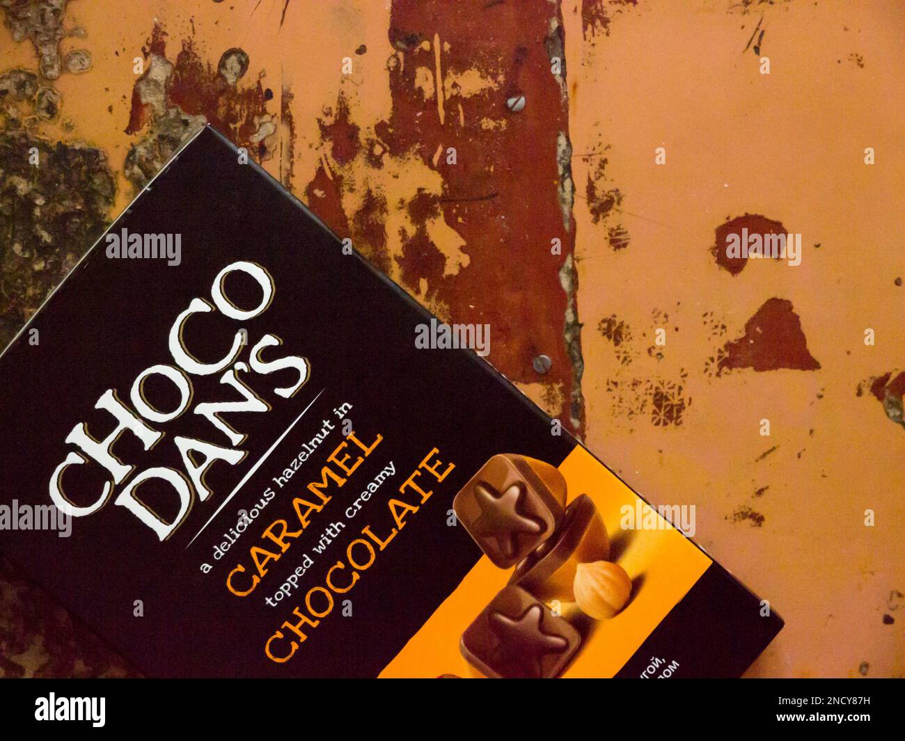 CHOCO DAN'S Chocolate candies Stock Photo - Alamy