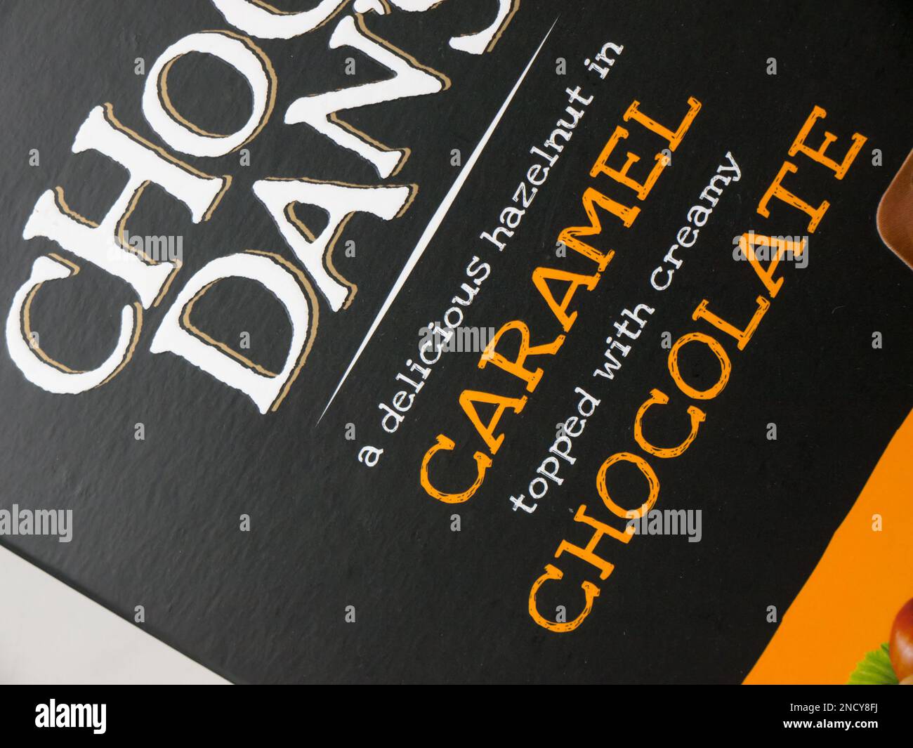 CHOCO DAN'S Chocolate candies Stock Photo - Alamy