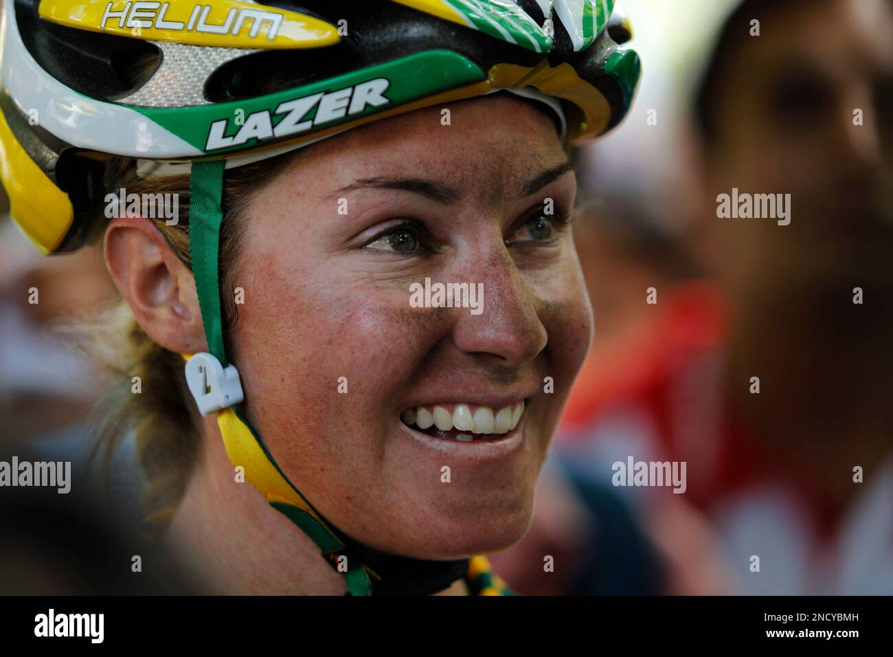 Australia's Rochelle Gilmore reacts after winning gold in the women's ...