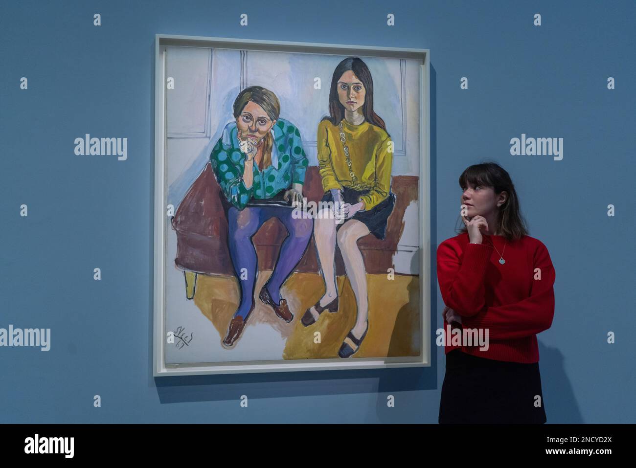 London, UK. 15 February 2023. Image: Alice Neel,“ Wellesley Girls ...