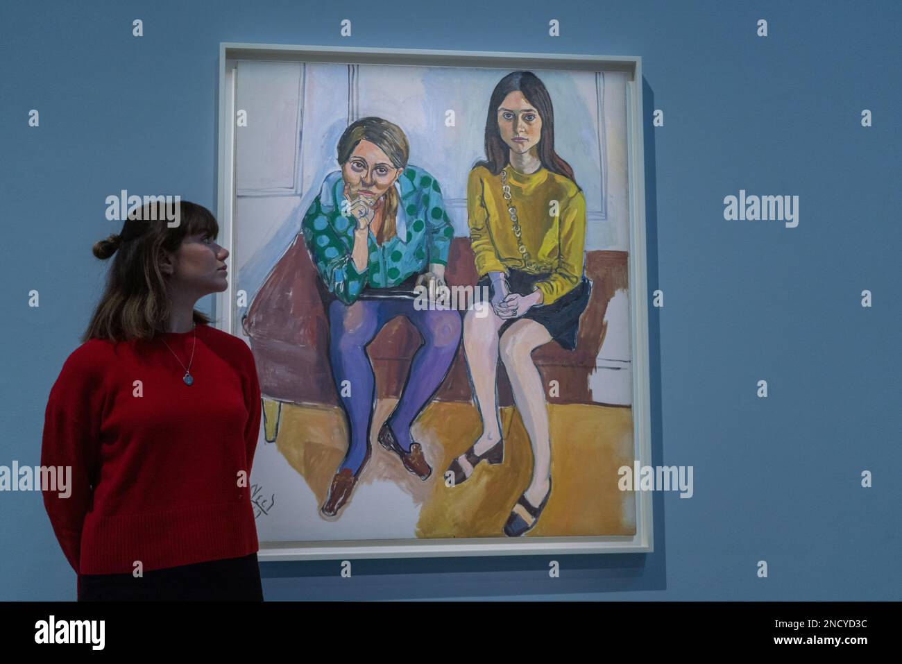 London, UK. 15 February 2023. Image: Alice Neel,“ Wellesley Girls ...