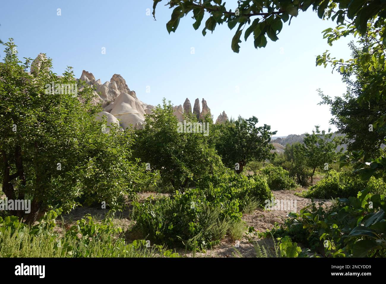 Hkiing through love valley with the amazing rock formations in the ...