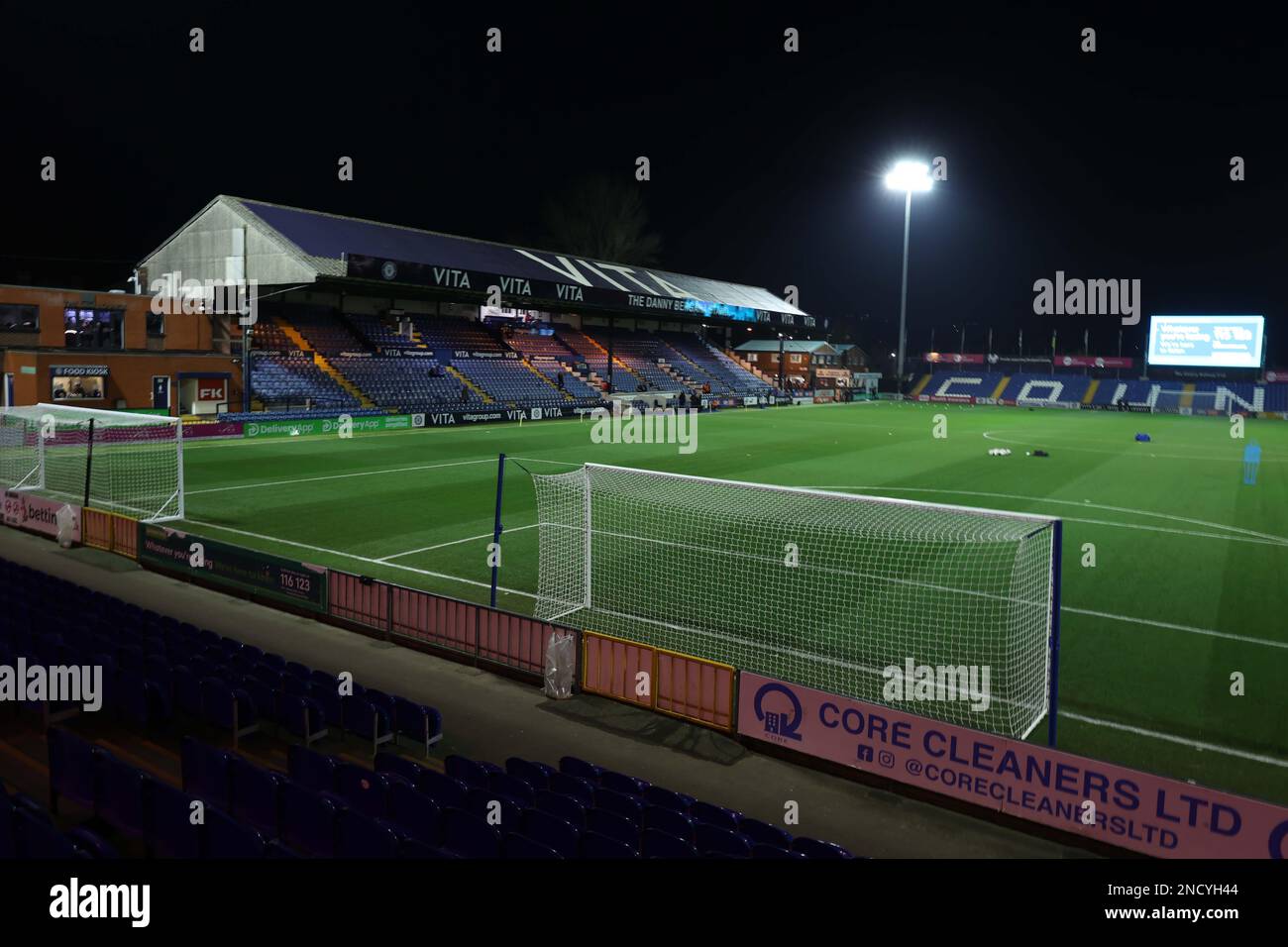 General view of Edgeley Park before the EFL League Two match between ...