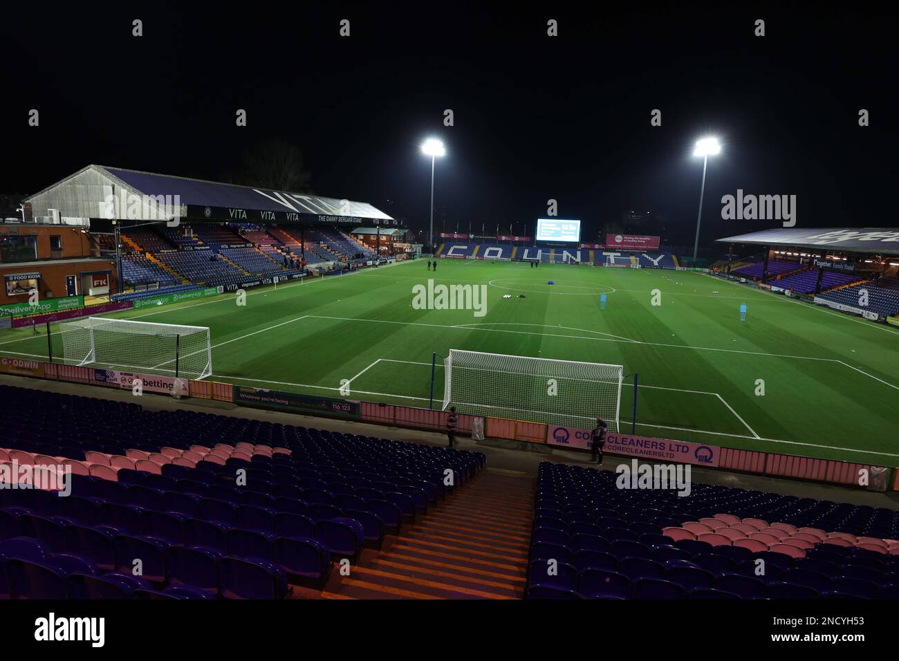 General view of Edgeley Park before the EFL League Two match between ...