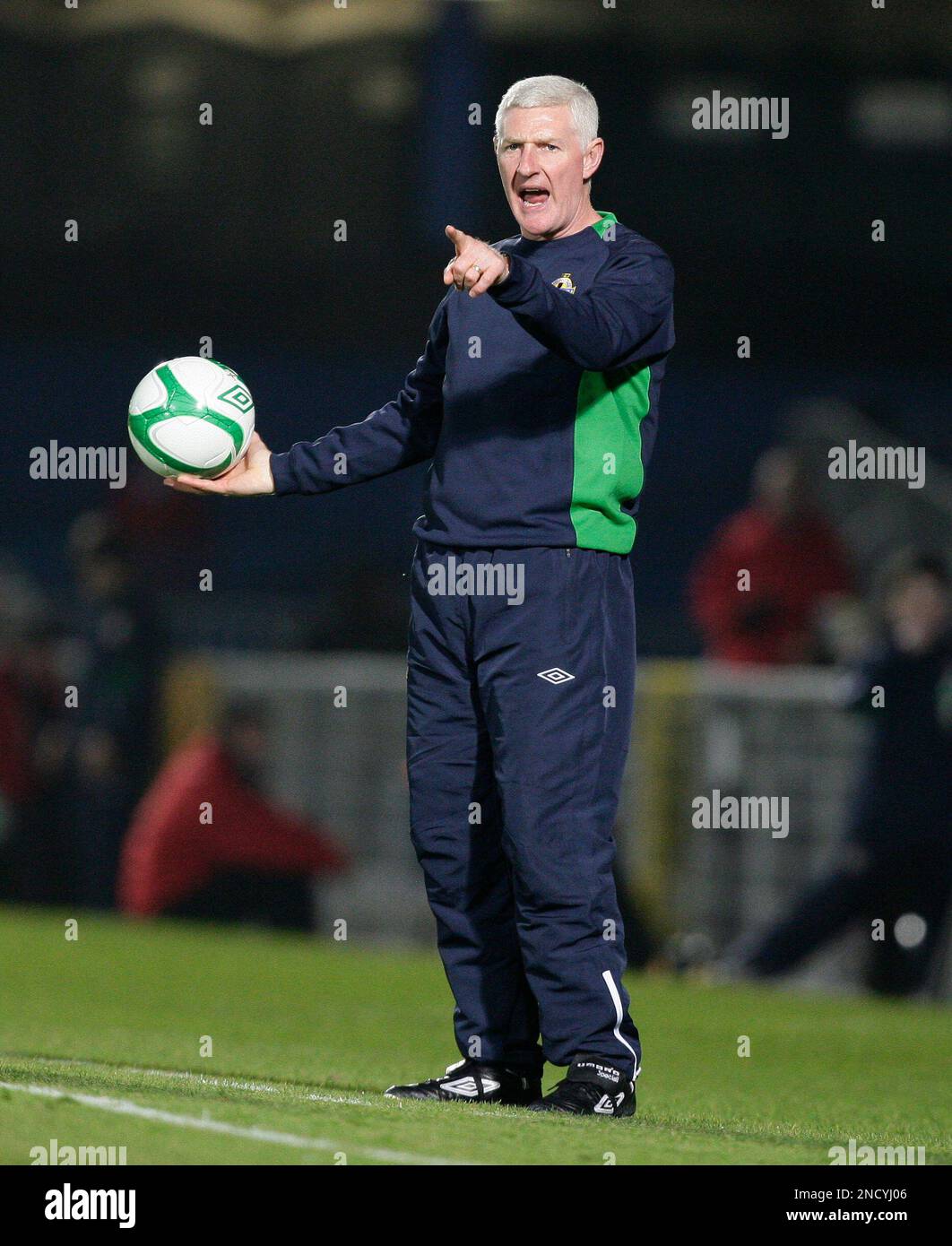 Northern Ireland's manager Nigel Worthington, during his team's 0-0 ...