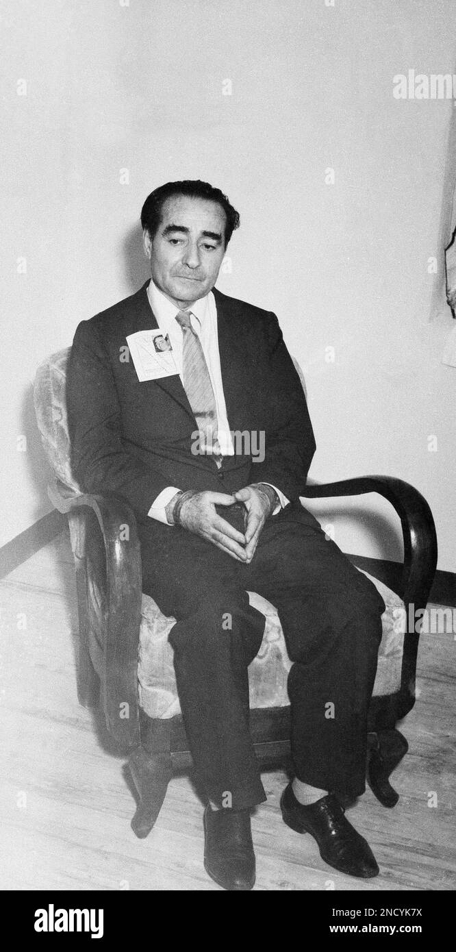 Ousted Turkish Premier Adnan Menderes waits for the hangman’s summons ...