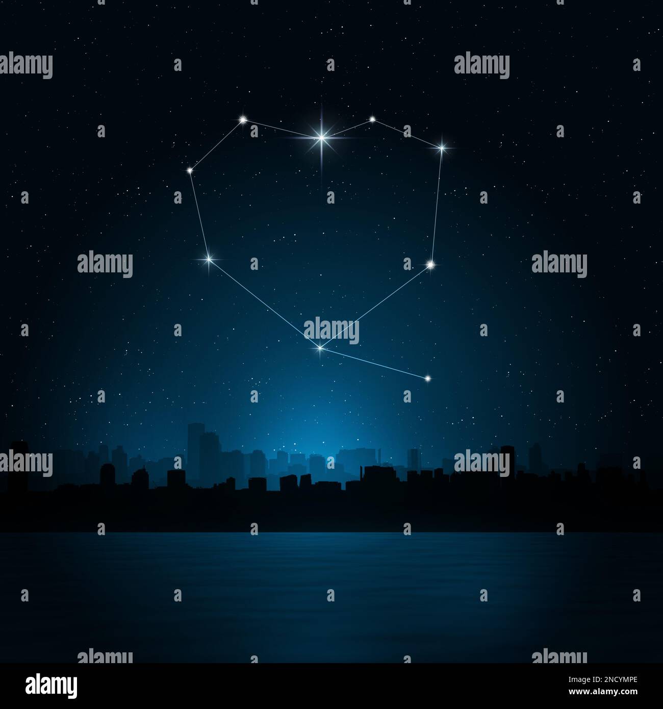 Star shape city hi-res stock photography and images - Alamy