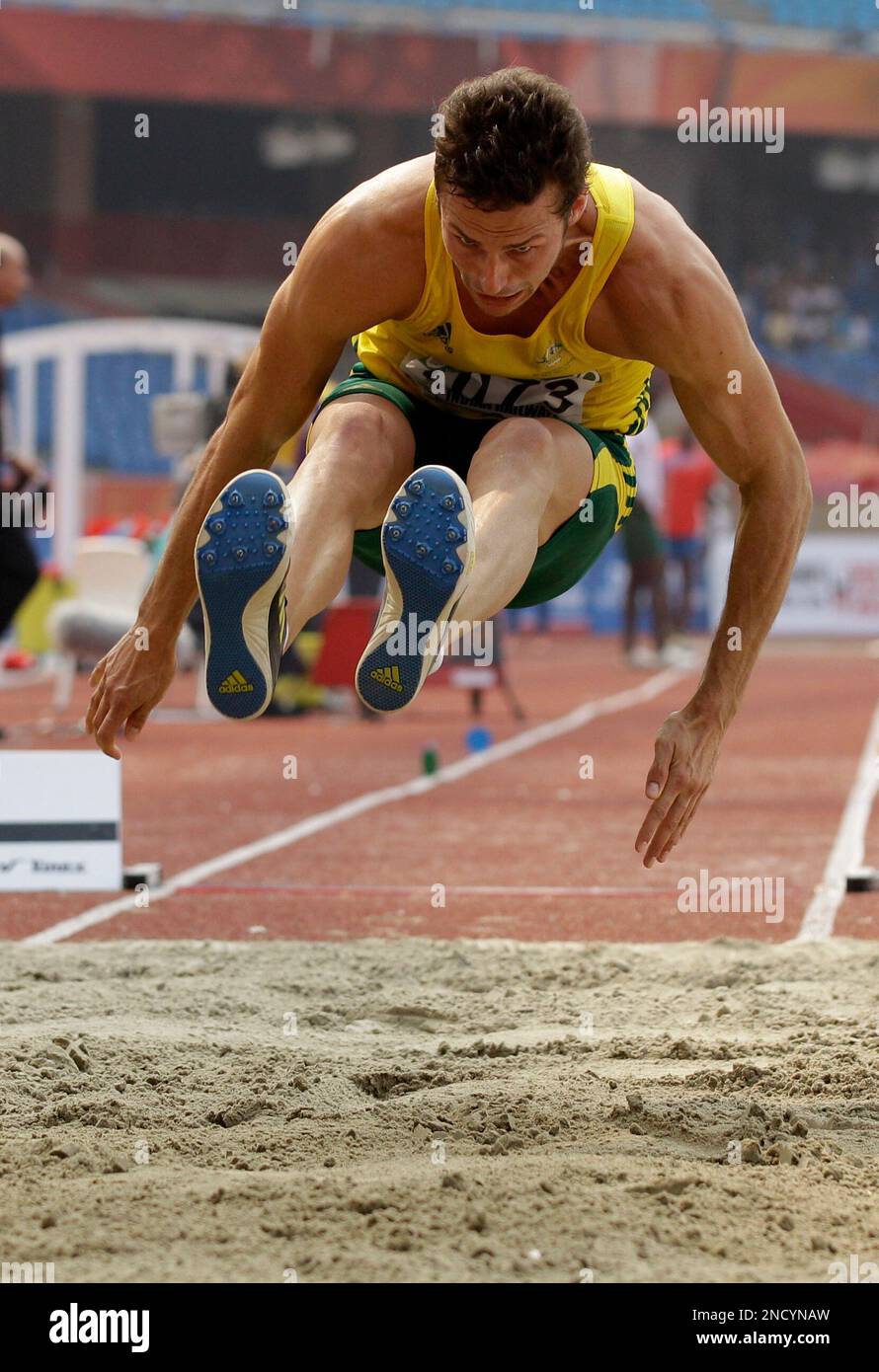 Australia's Christopher Noffke competes in a Men's Long Jump ...