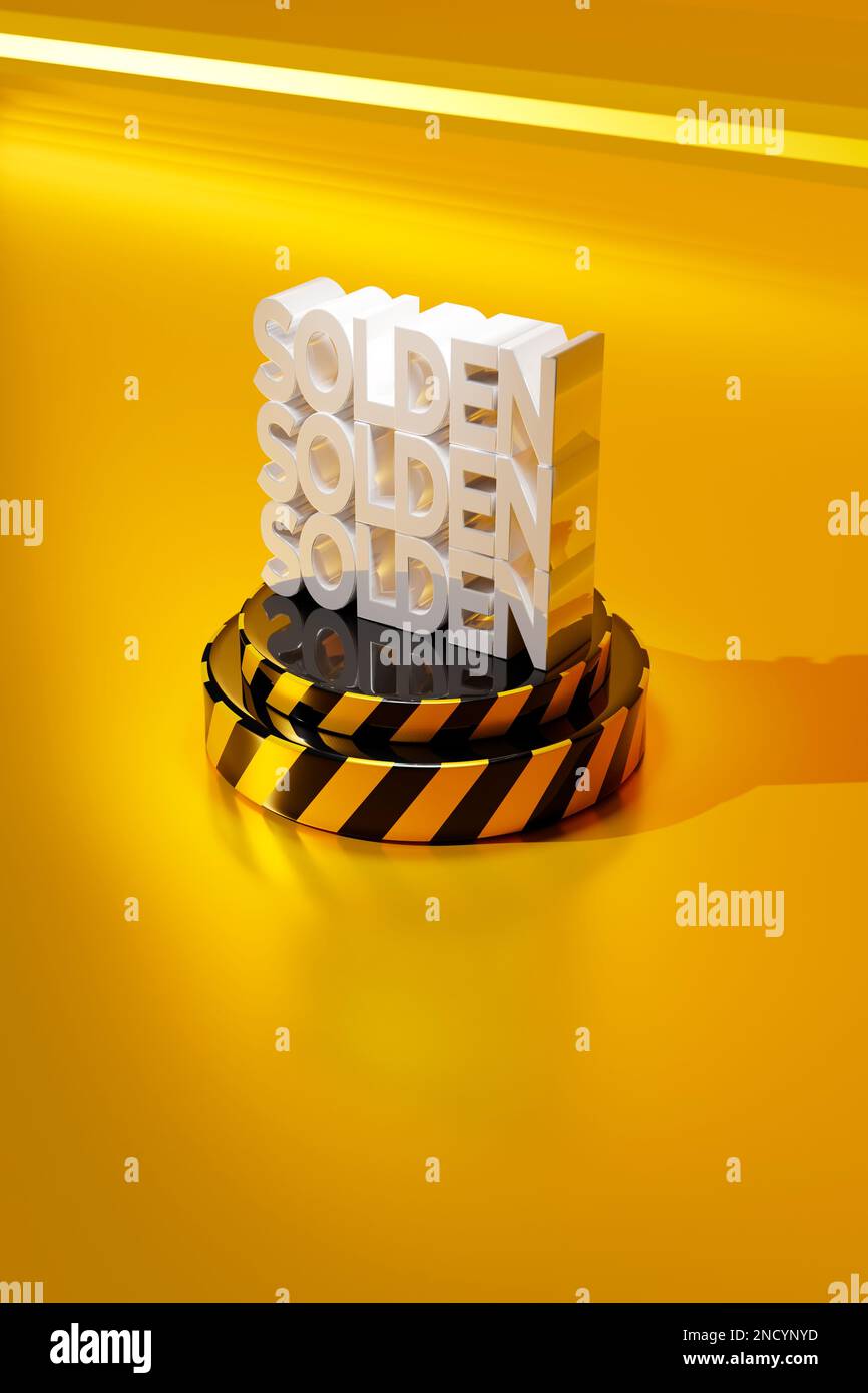 A high-angle vertical view of the 3D-rendered Solden icons over a ...