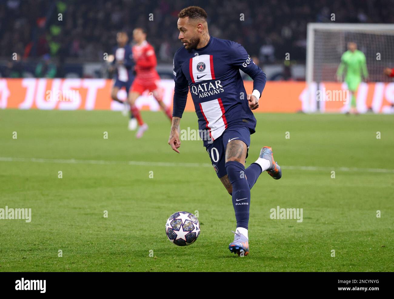 Neymar Jr of PSG during the UEFA Champions League, round of 16, 1st leg ...