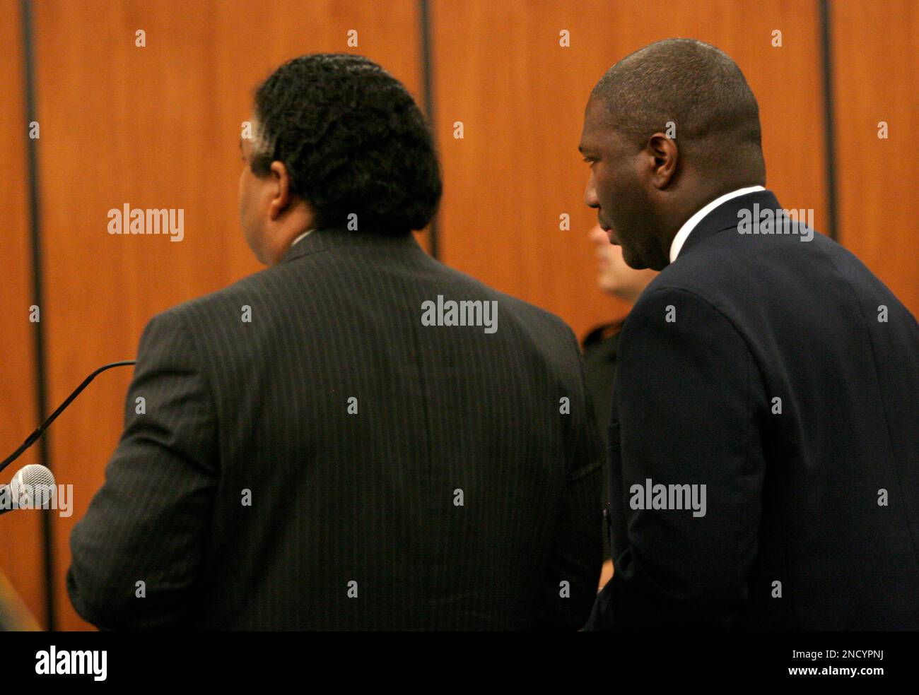 Democratic candidate for U.S. Senate, Alvin Greene, right, appears with ...