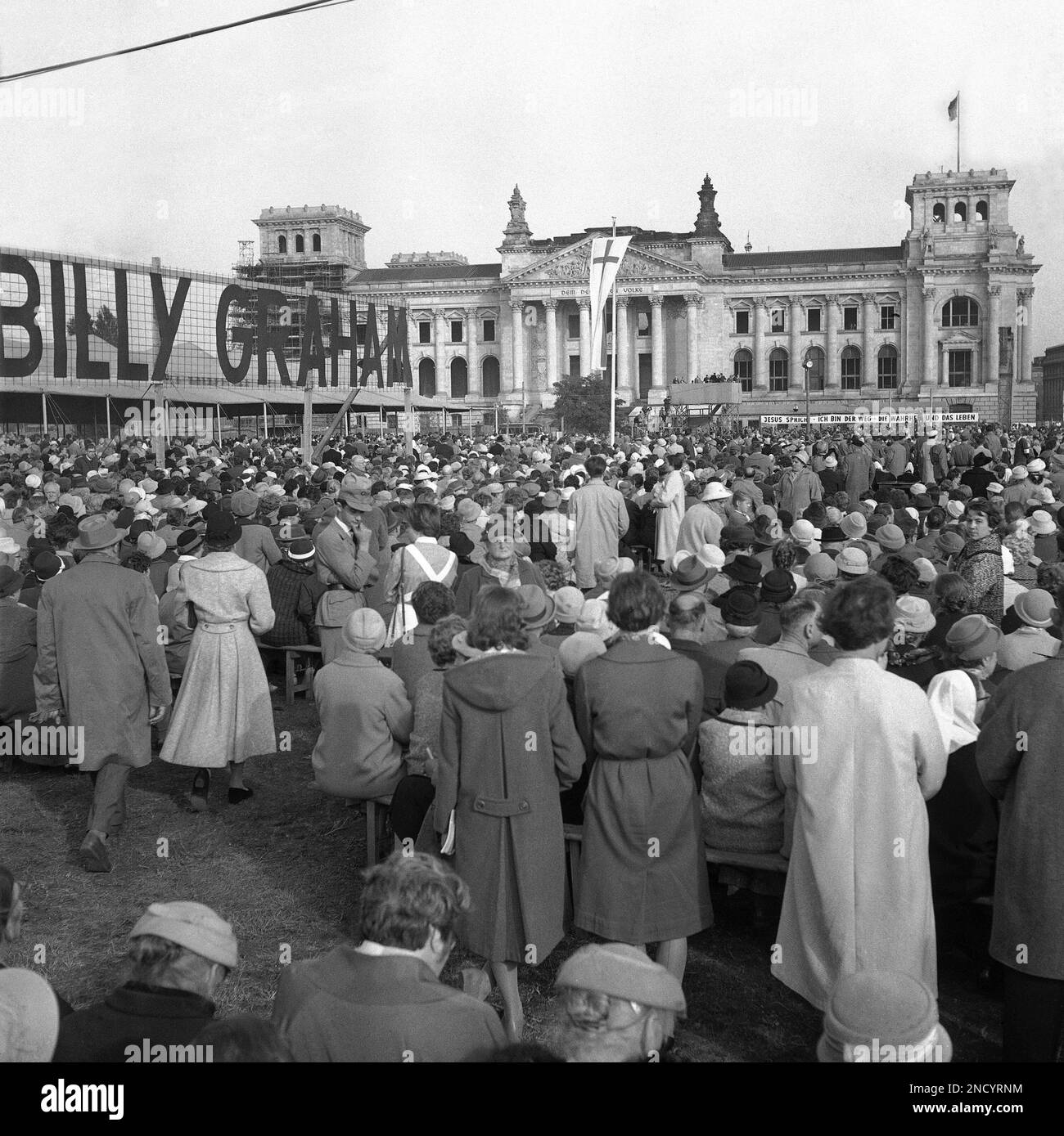 This is part of the crowd of an estimated 60,000 persons who attended ...