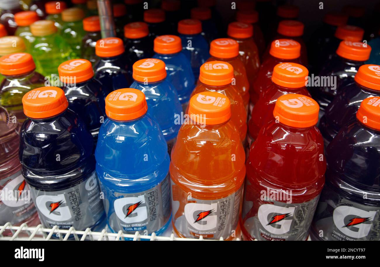 Pepsico products Gatorade on display at a grocery store in Palo Alto ...