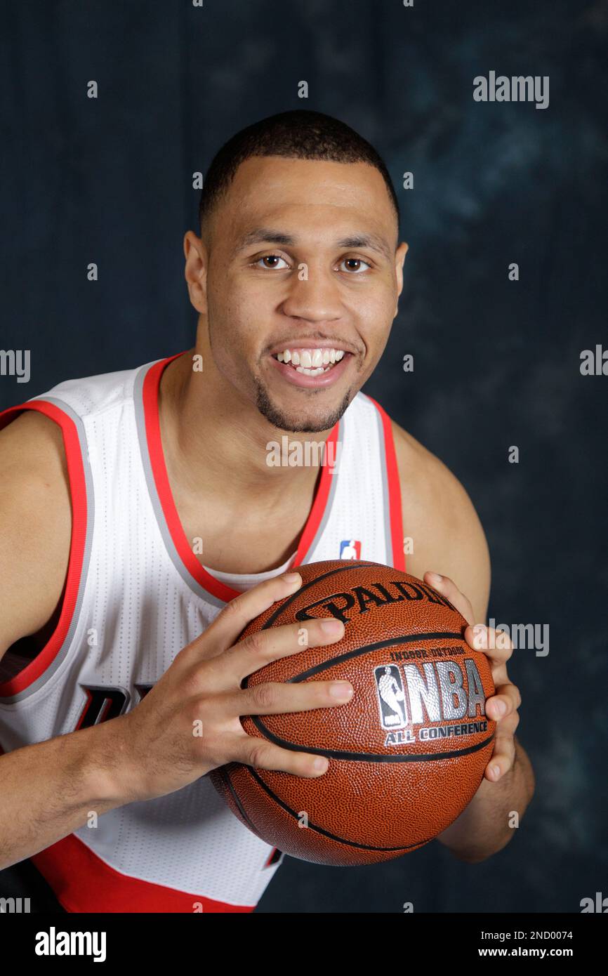 Portland Trail Blazer's shooting guard Brandon Roy (7) poses for during ...