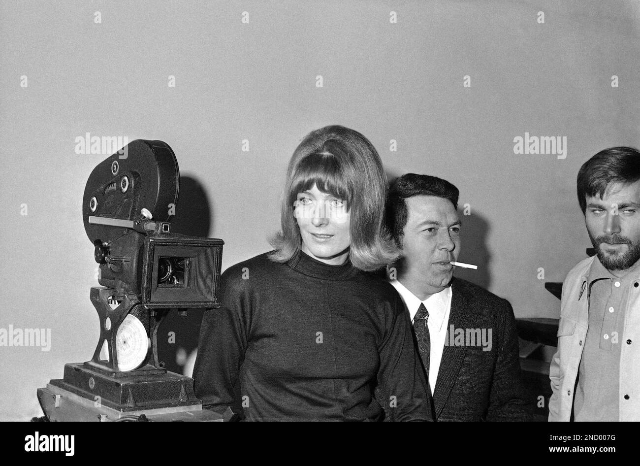 British actress Vanessa Redgrave and Italian actor Franco Nero (far ...