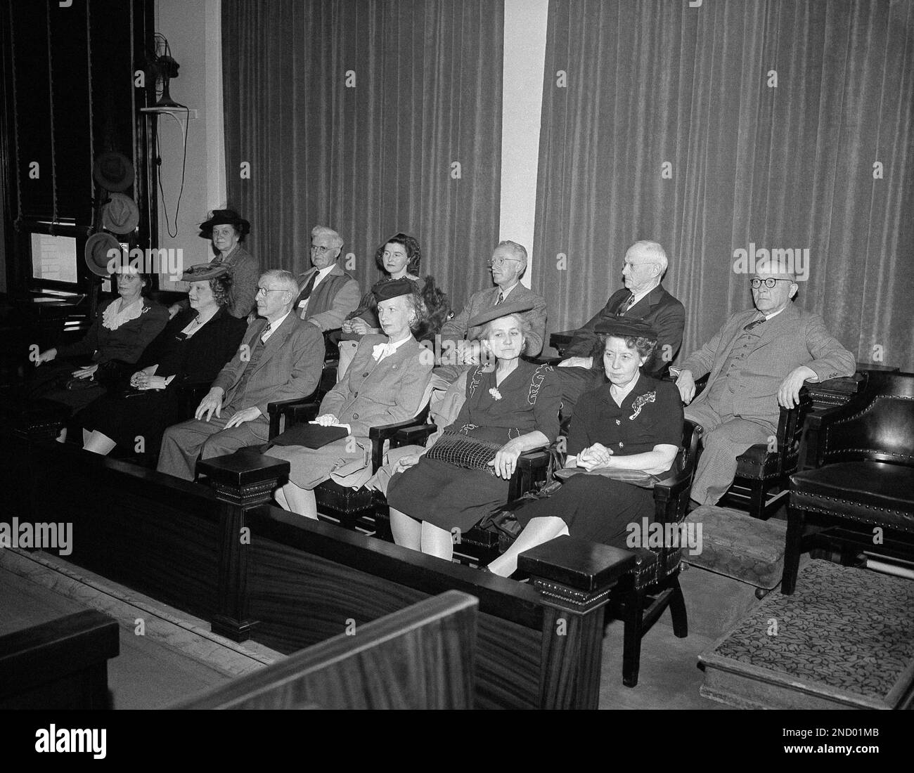 These seven women and five men were chosen to hear the trial of Joan ...