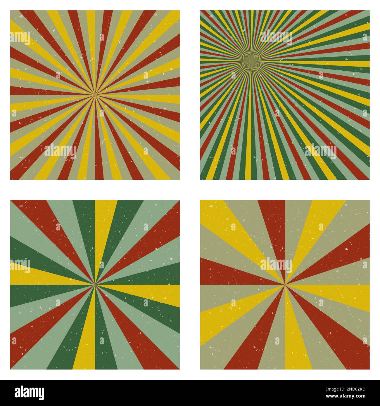 Astonishing vintage backgrounds. Abstract sunburst covers with radial ...
