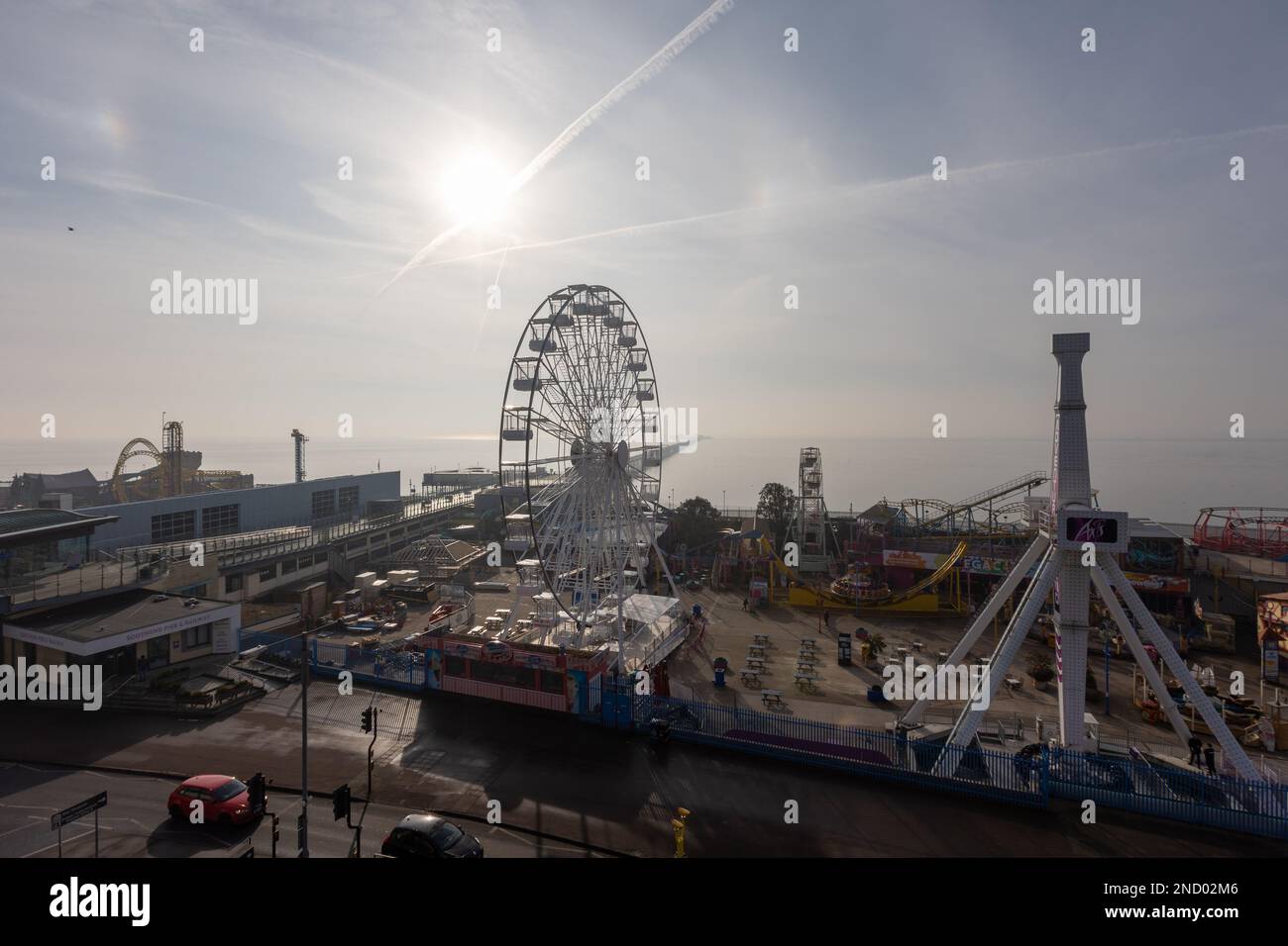 Southend on Sea, UK. 15th Feb, 2023. A lively British seaside amusement ...