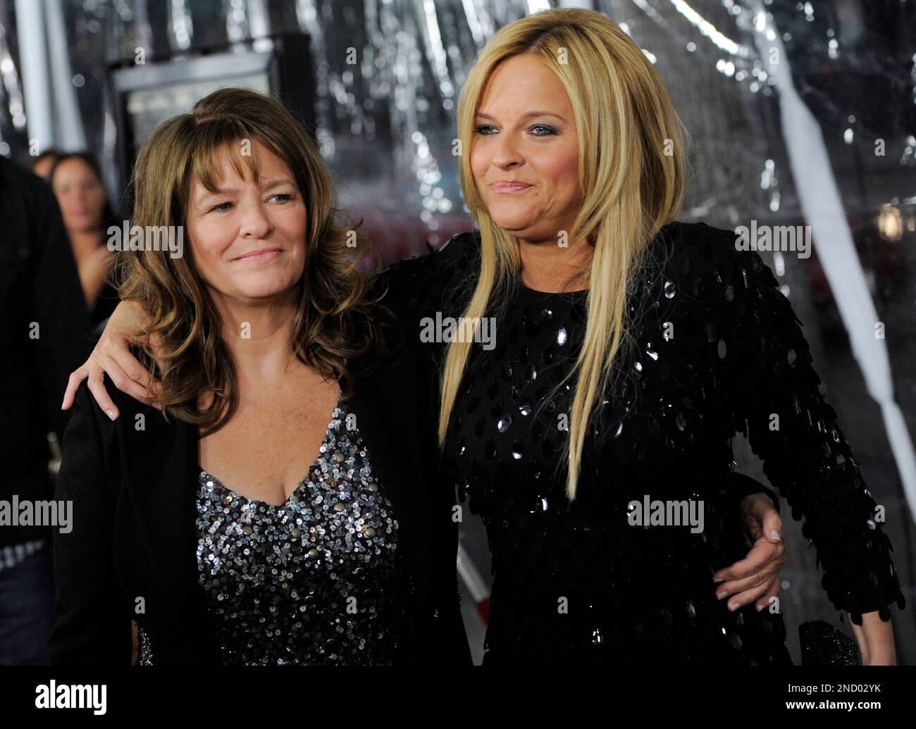 Betty Anne Waters, left, and her friend Abra Rice, who are played by ...