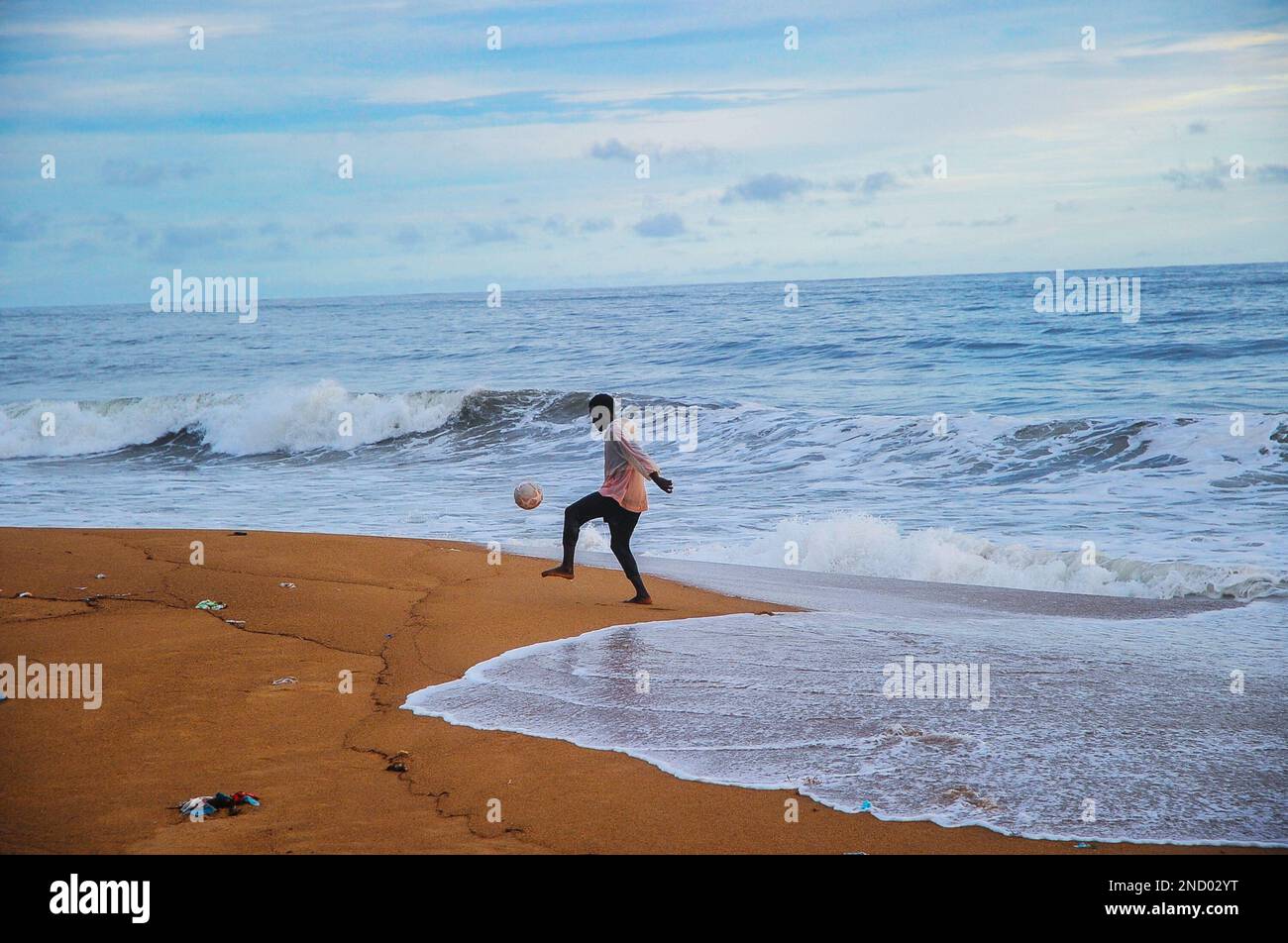 Mamba Point beach is the western most part of the city, a small ...