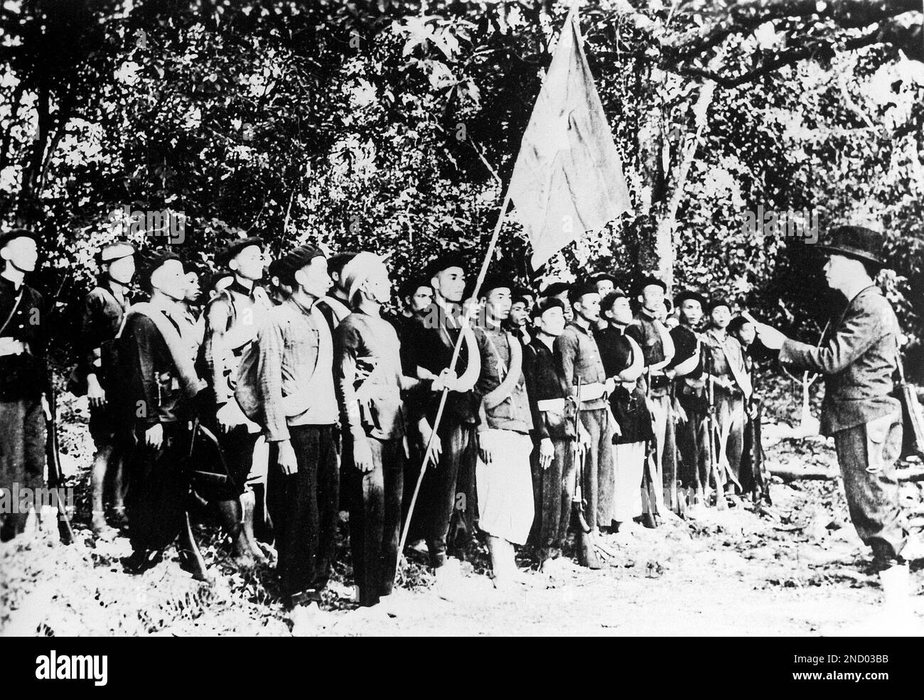 In this Dec. 22, 1944 photo, Vietnamese Gen. Vo Nguyen Giap, right ...