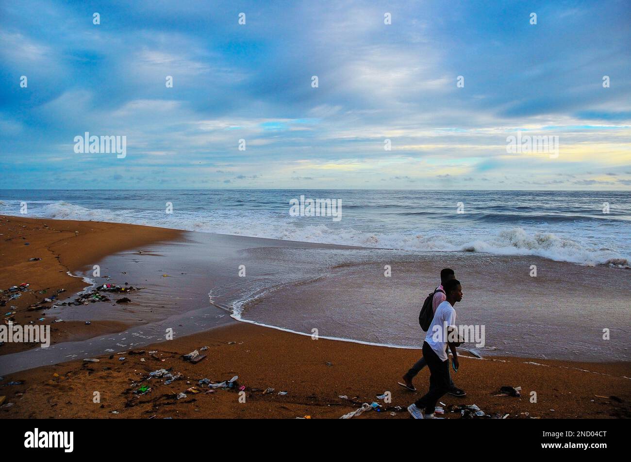 Mamba Point beach is the western most part of the city, a small ...