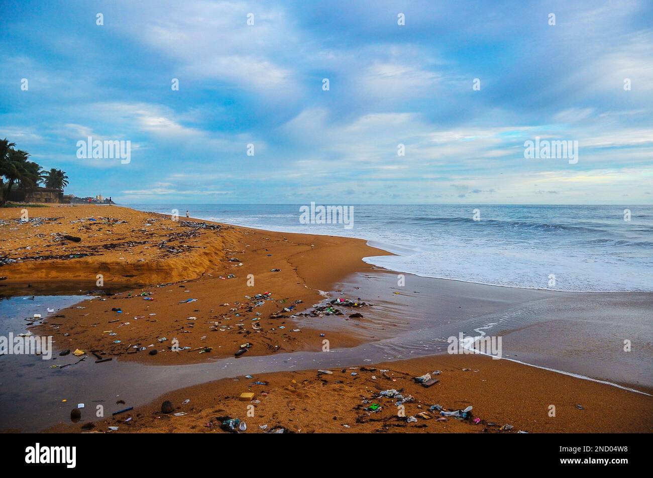 Mamba Point beach is the western most part of the city, a small ...