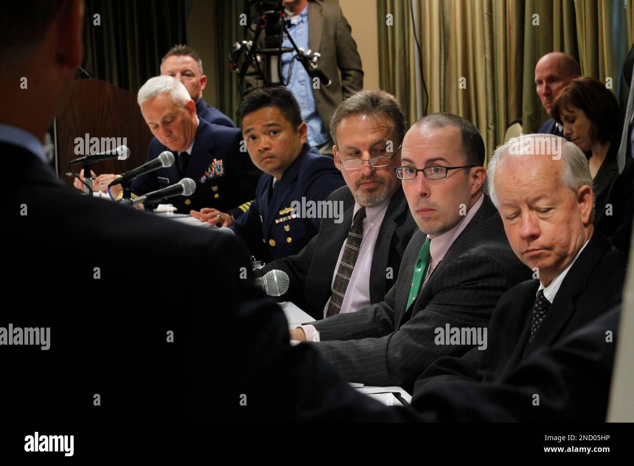 Panel members listen to testimony from Yancy Keplinger, dynamic ...
