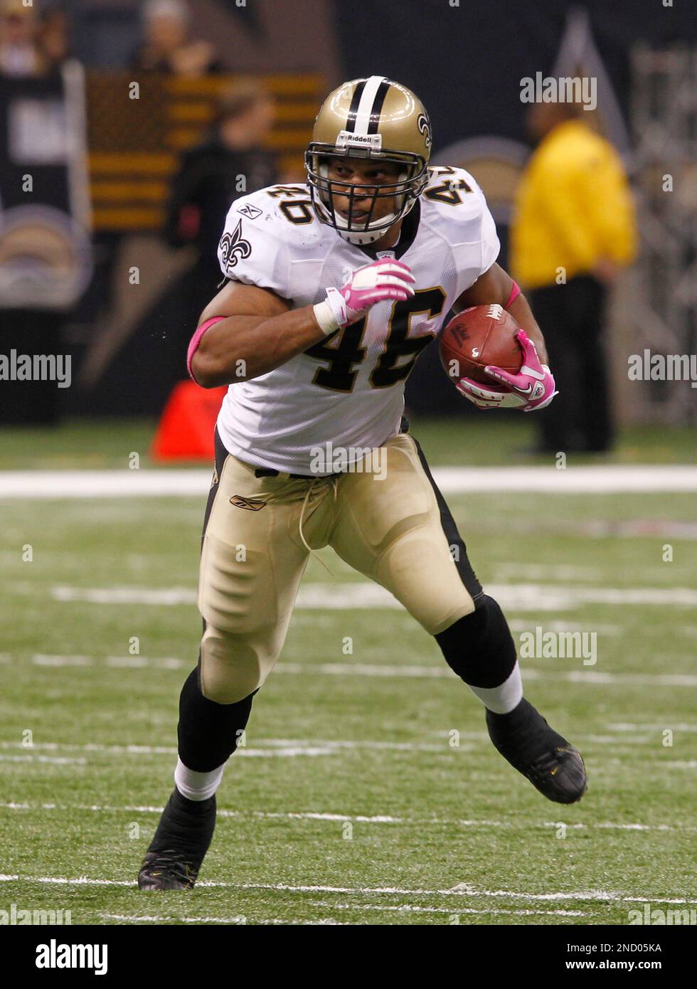 New Orleans Saints running back Ladell Betts (46) in an NFL football ...