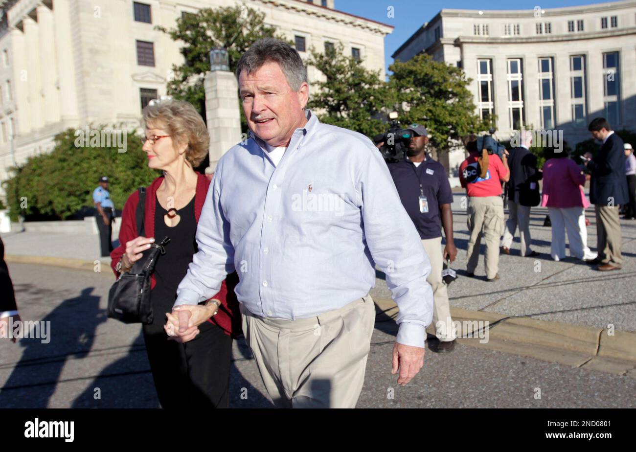 State Sen. Larry Means, D-Attalla, leaves the Federal Courthouse with ...