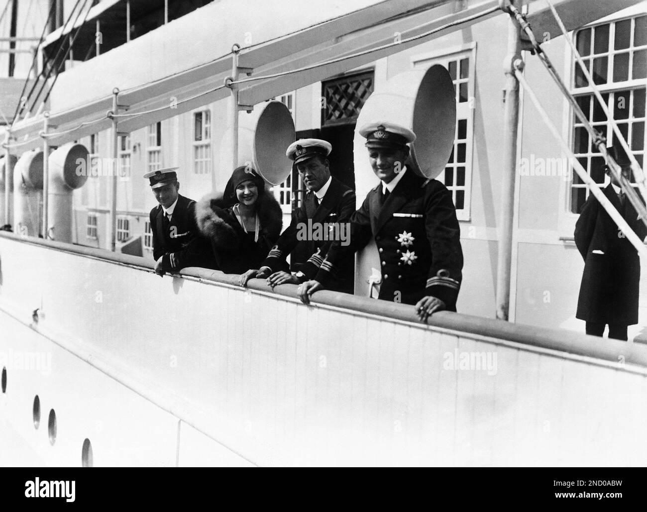 L-R: The Crown Prince Frederick of Denmark, Prince Axel of Denmark and ...