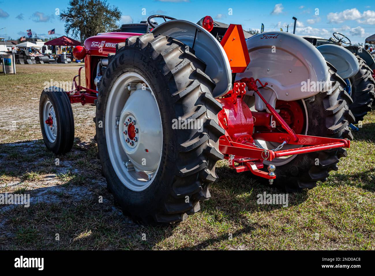 Fort Meade, FL - February 24, 2022: High perspective rear corner view ...