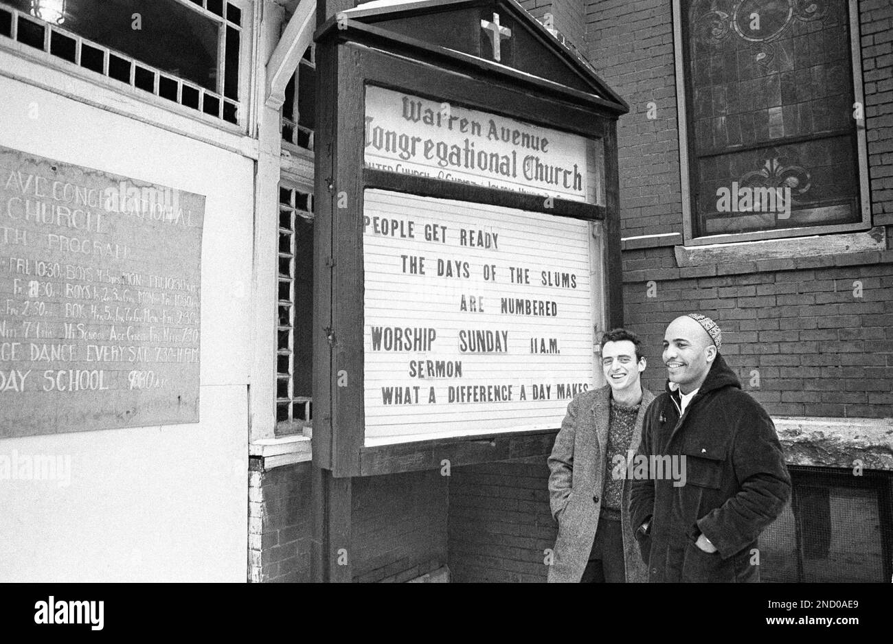 The Rev. James Bevel, right, who heads a staff organizing a drive by Dr ...