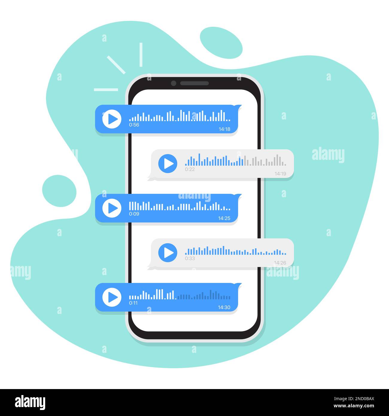 Audio generation illustration hi-res stock photography and images - Alamy