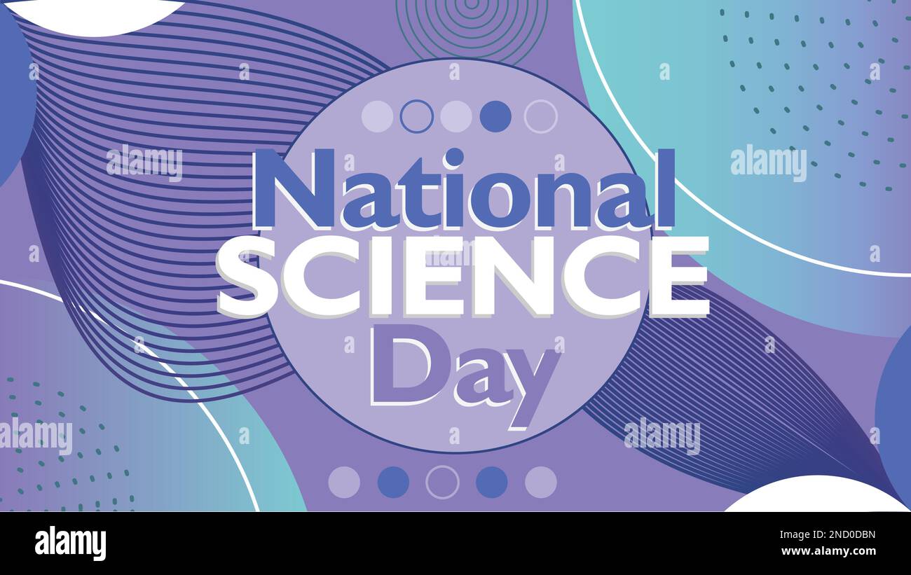 National Science Day banner vector design celebrated on February every ...