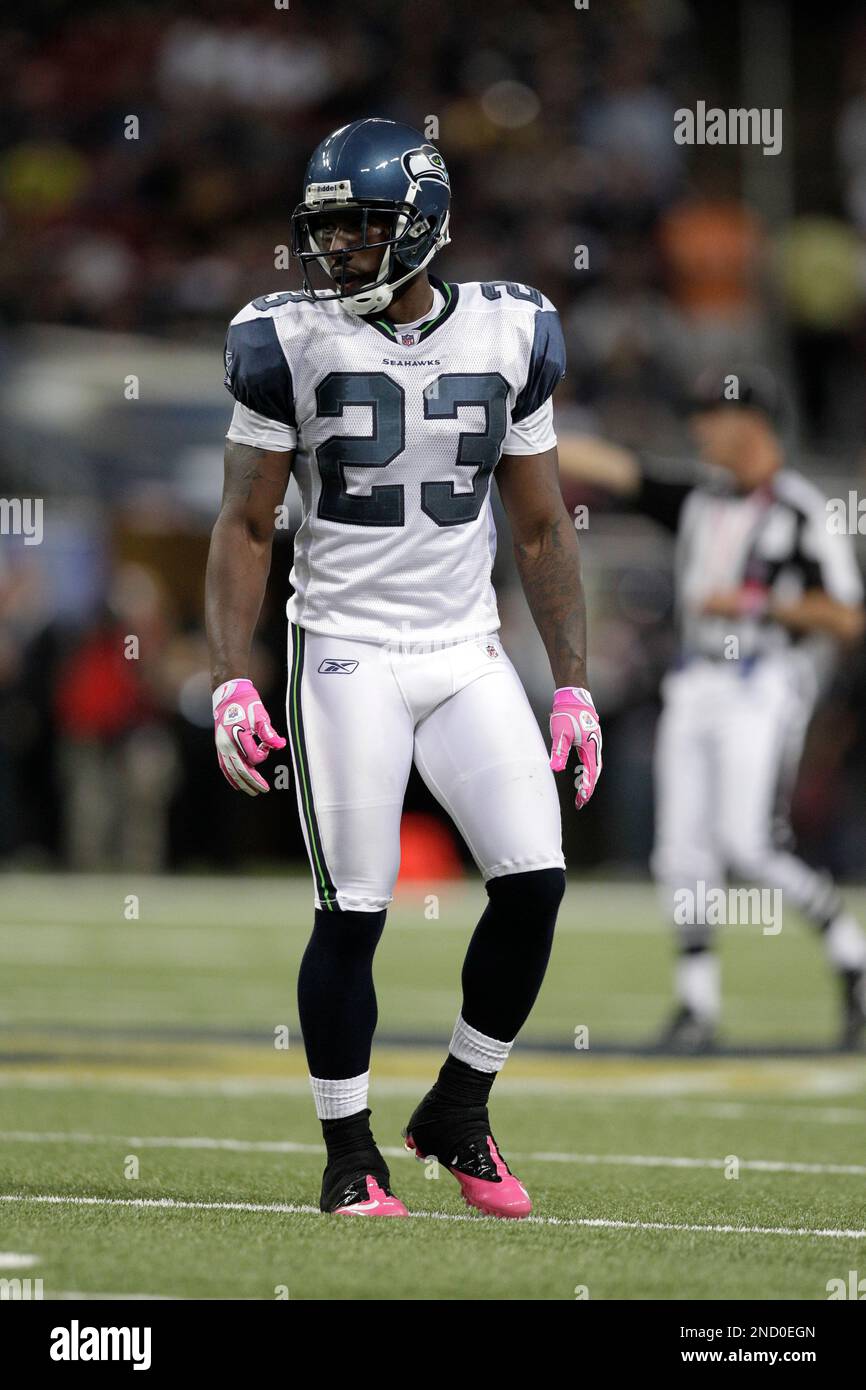 Seattle Seahawks cornerback Marcus Trufant (23) during the third ...