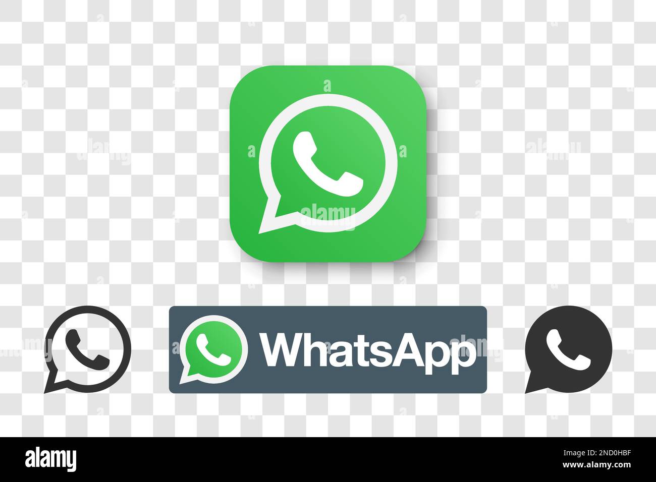 Whatsapp whats app logo Stock Vector Images - Alamy
