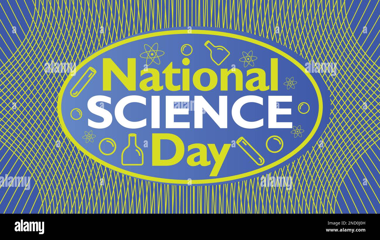 National Science Day banner vector design celebrated on February every ...
