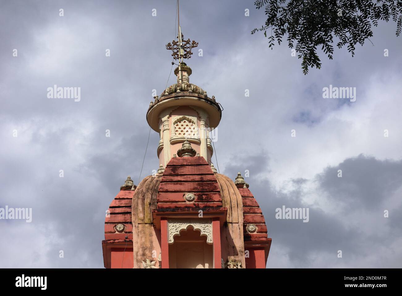 Pindamonhangaba, Brazil, January 22, 2023. Detail of the tower of ...