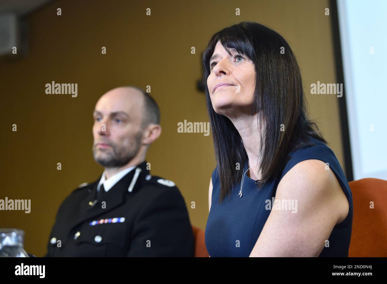 Assistant Chief Constable Peter Lawson (left) and Detective ...