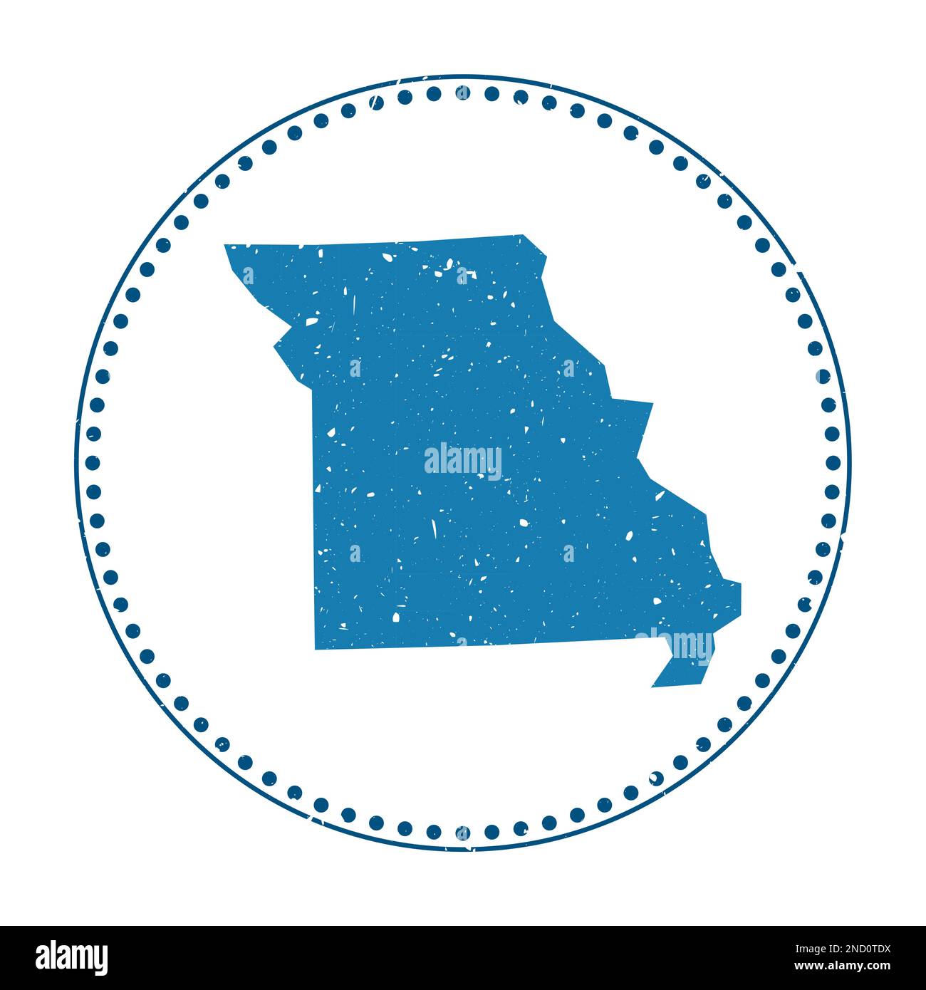 Missouri sticker. Travel rubber stamp with map of US state, vector ...