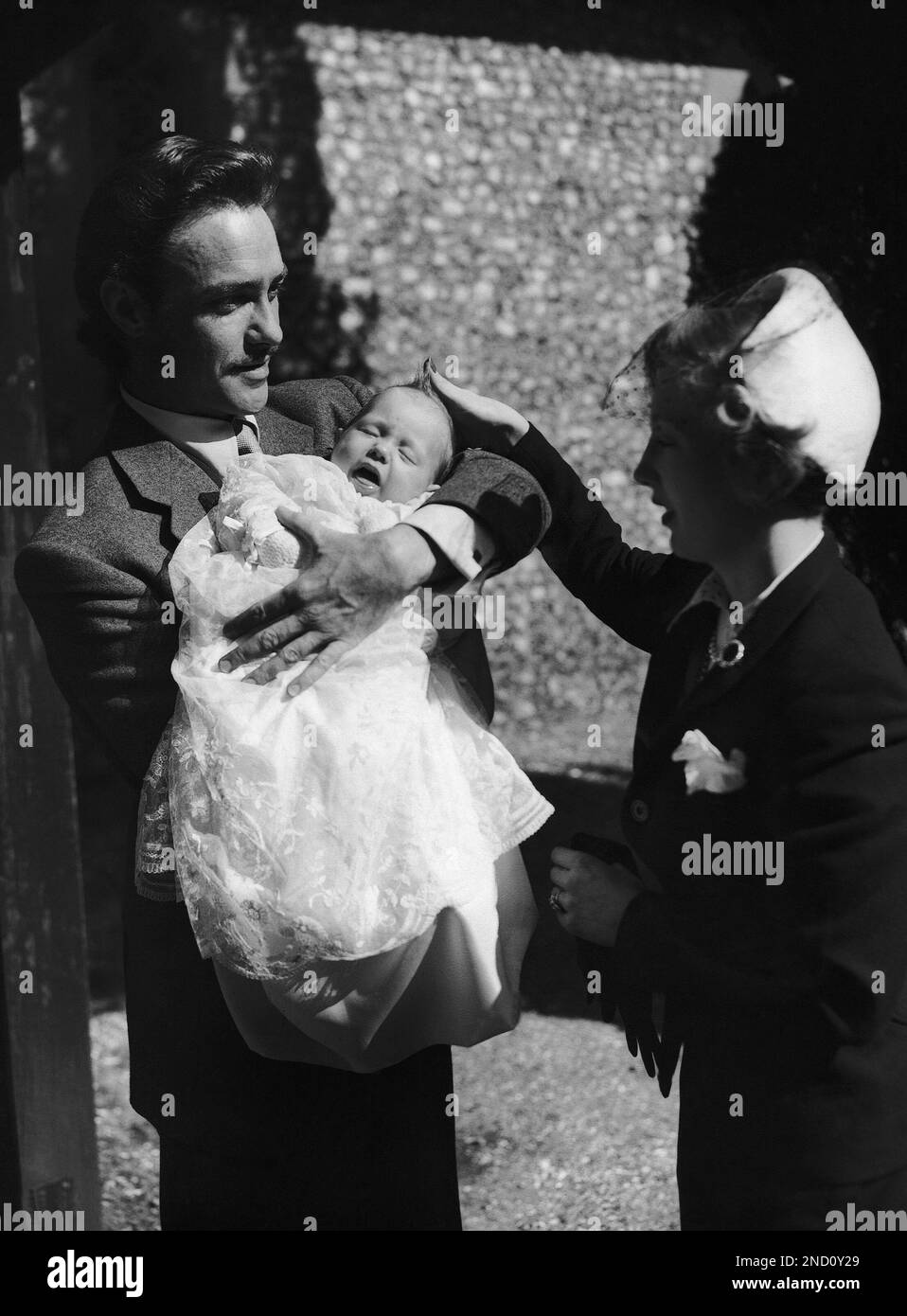 Admiring parents at Stubbins Church, Pinkneys Green near Maidenhead ...