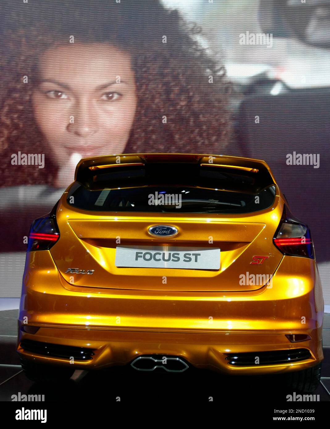 The new Ford Focus ST Concept is on display during a press day of the ...