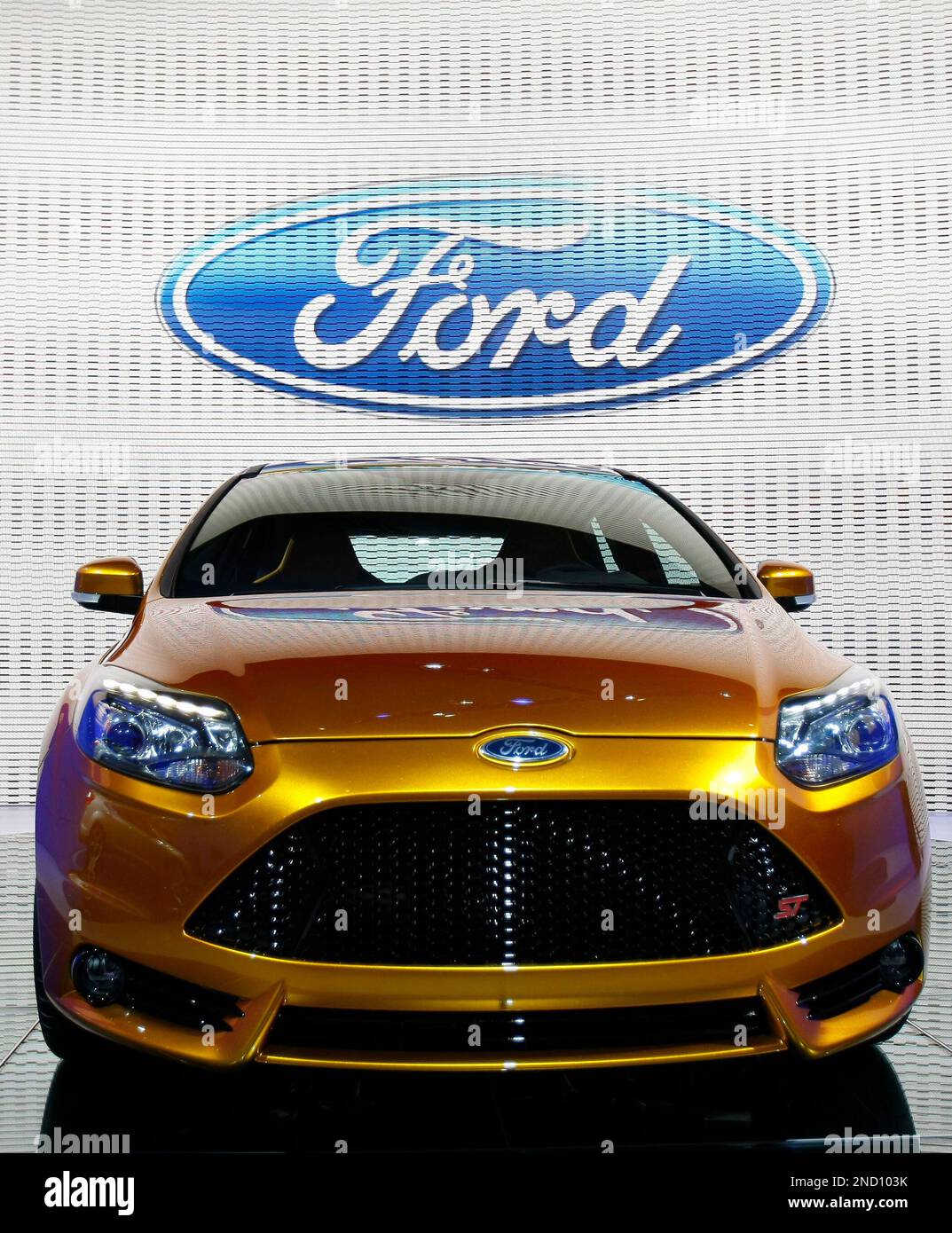 The new Ford Focus ST Concept is on display during a press day of the ...