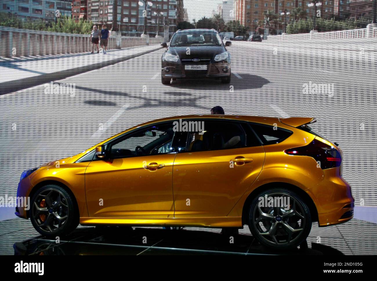 The new Ford Focus ST Concept is on display during a press day of the ...